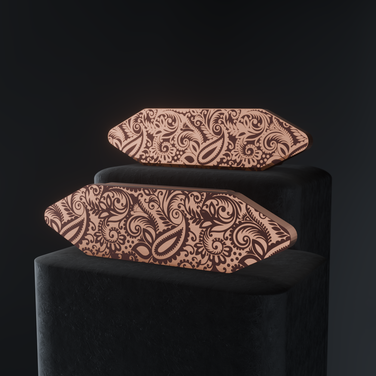 Copper Paisley Stripes – Blacksmith Putters Co.